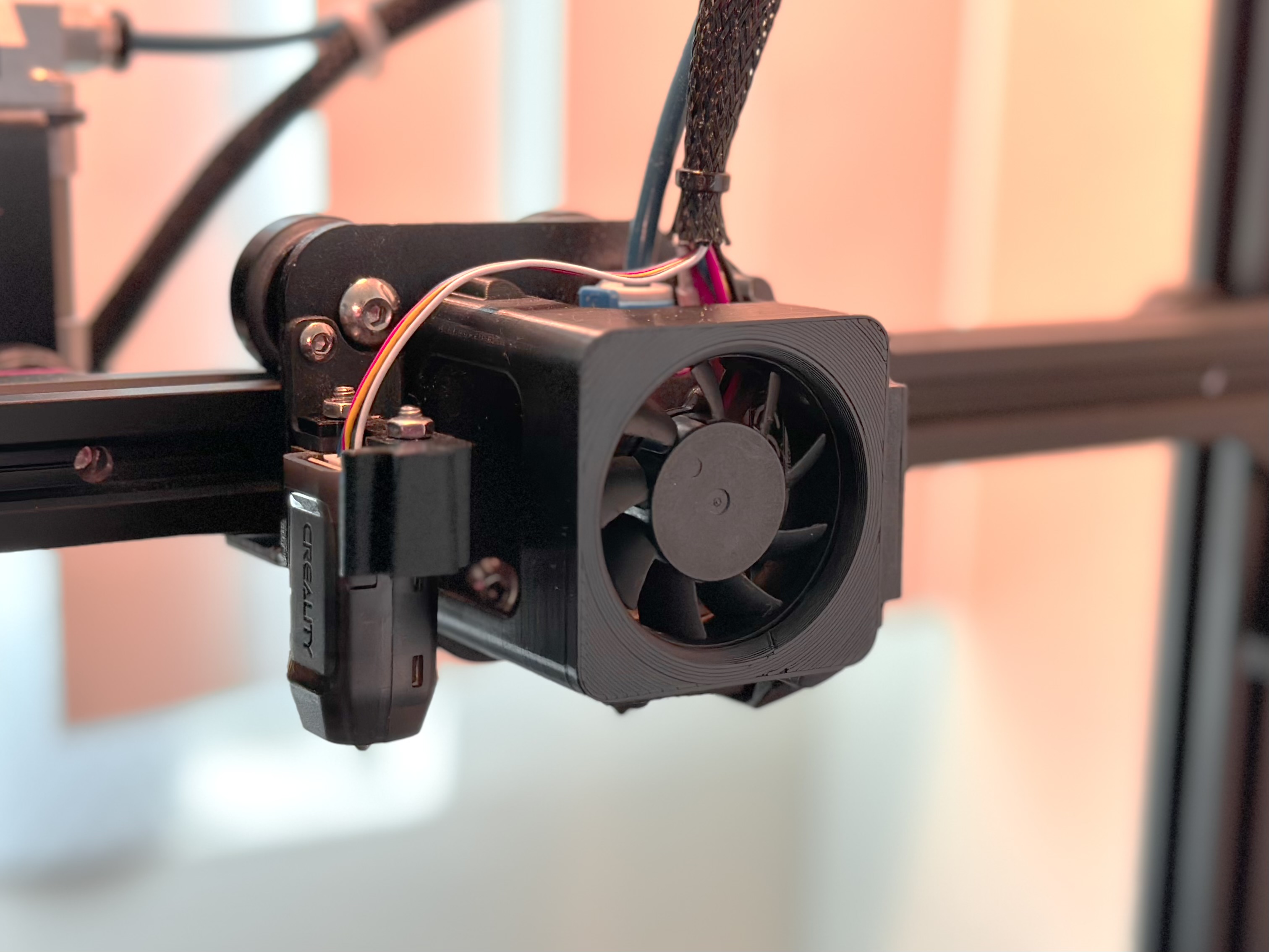 Easy Ender 3 V2 4010 Fan Shroud (no extra hardware) by Kenneth Nkosi ...