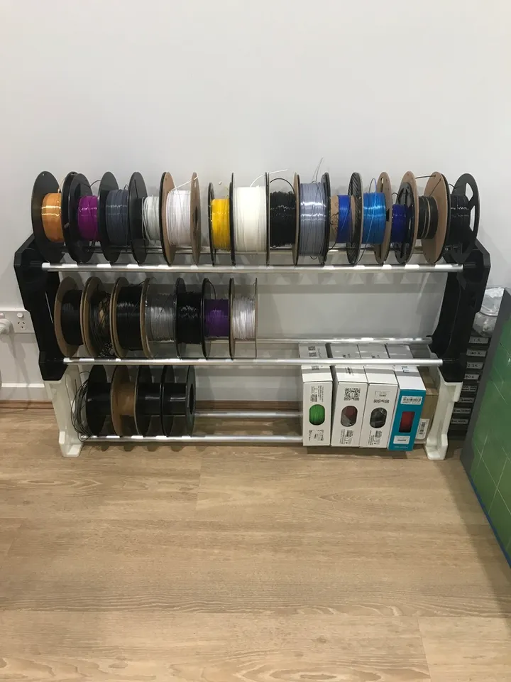 Heavy Duty Filament Rack by MissPrintcess | Download free STL model ...