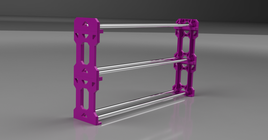 Heavy Duty Filament Rack by MissPrintcess | Download free STL model ...