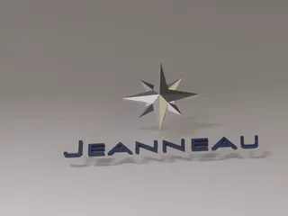 Jeanneau logo by floano | Download free STL model | Printables.com