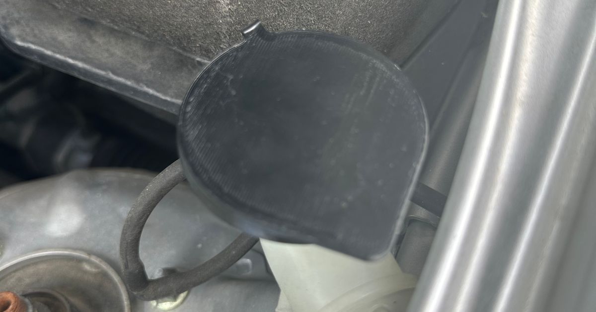 Wiper Fluid Cap by Stephen | Download free STL model | Printables.com
