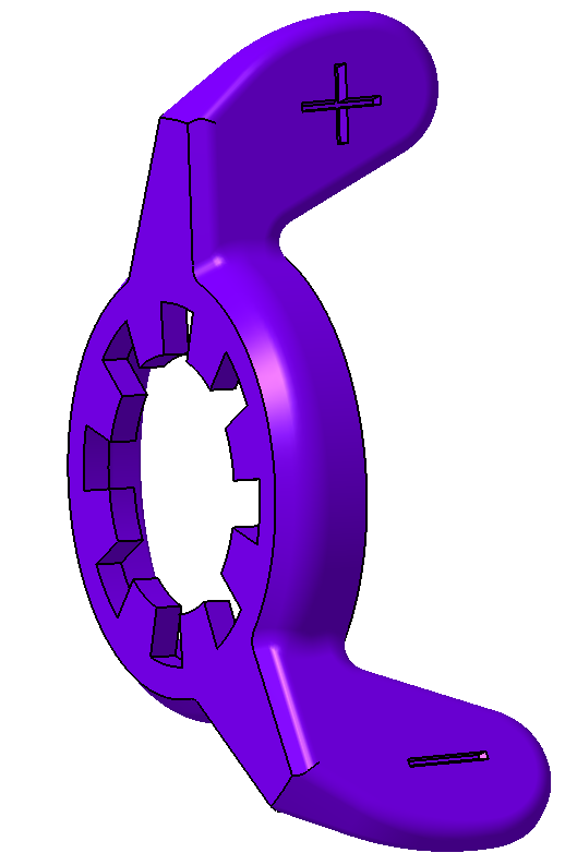 Operating lever for XH18 Display by tr8 | Download free STL model ...