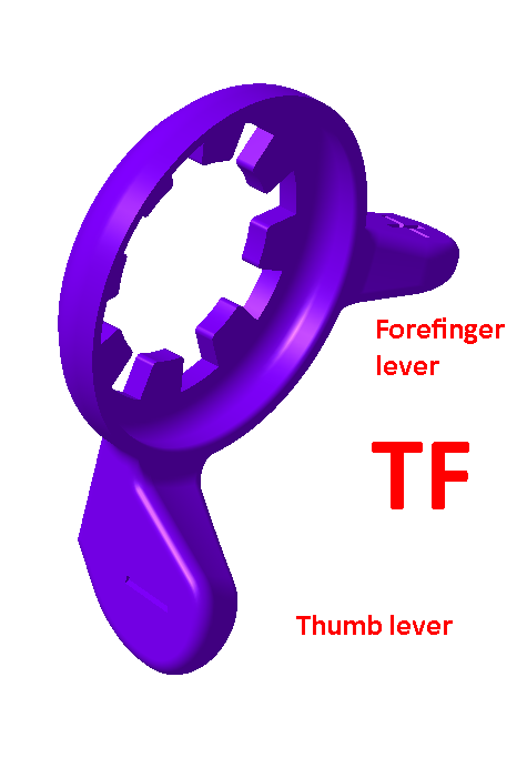 Operating lever for XH18 Display by tr8 | Download free STL model ...