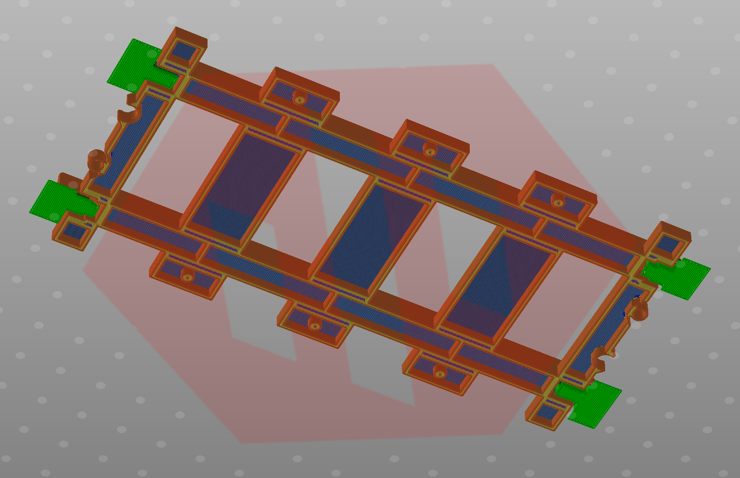 Lego train - Straight track rail by HribaDesign | Download free STL ...
