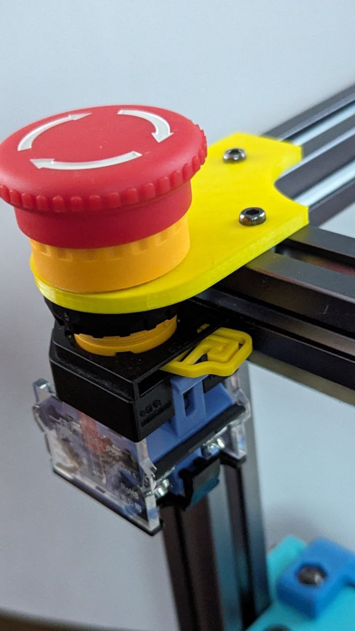 eStop mount, 2020 extrusion by ToyBear | Download free STL model ...
