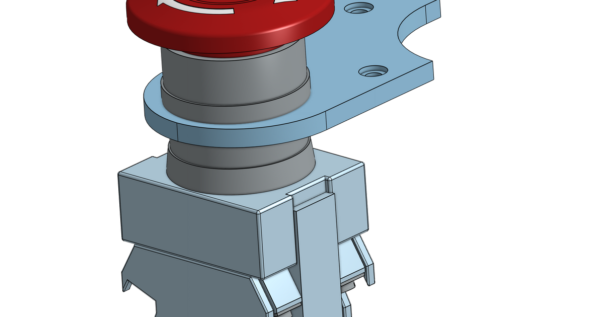 eStop mount, 2020 extrusion by ToyBear | Download free STL model ...