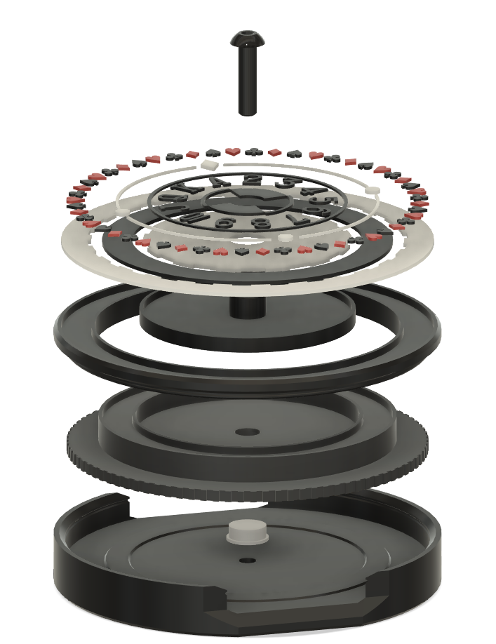 Pick a Card Roulette or a Finger toys by CJJC | Download free STL model | Printables.com