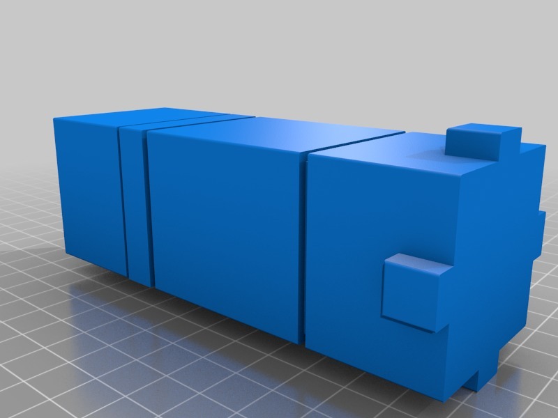 Functional Minecraft Piston by CJJC | Download free STL model | Printables.com