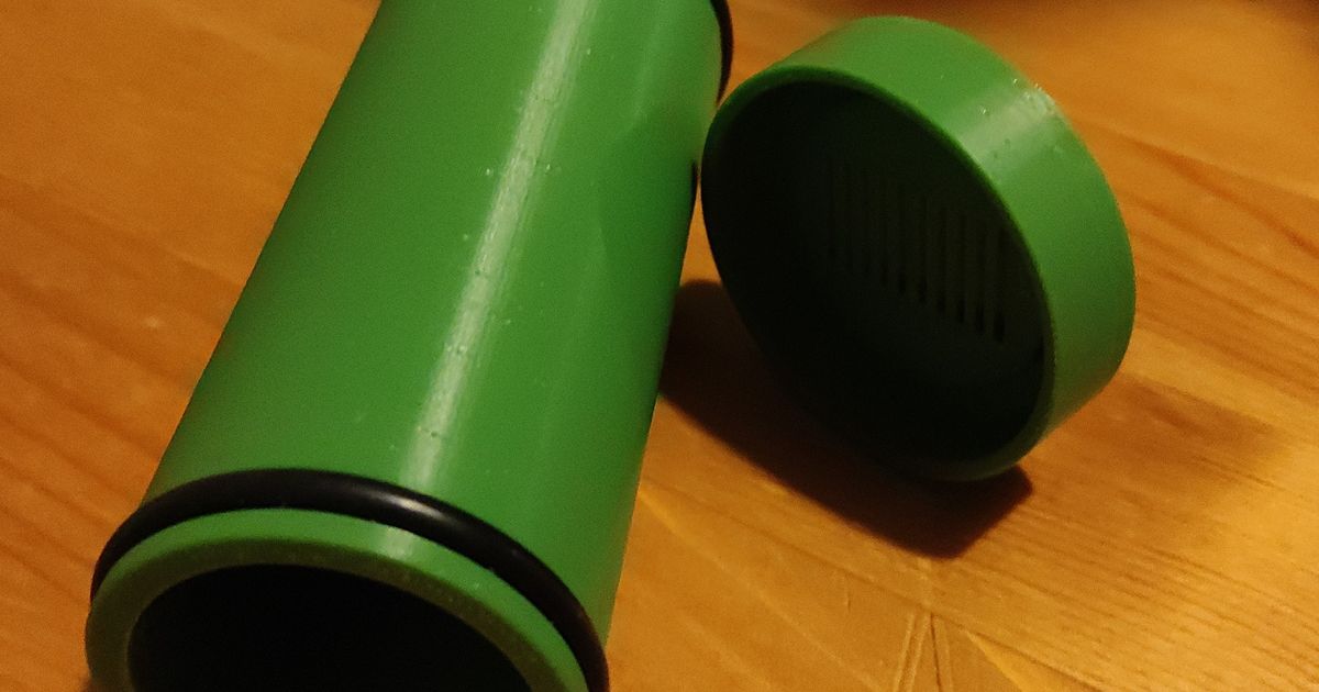 Parametric tube with O-ring sealed lids by kulalua88 | Download free ...