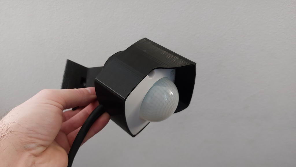 Hutermann Tondo PIR sensor outdoor cover + pole holder (45 deg.) by ...