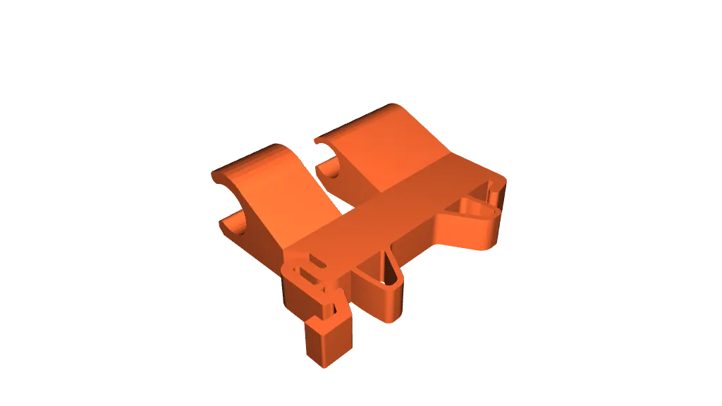 Raspberry Pi4 DIN rail USB cable holder by Sasha Duric | Download free ...