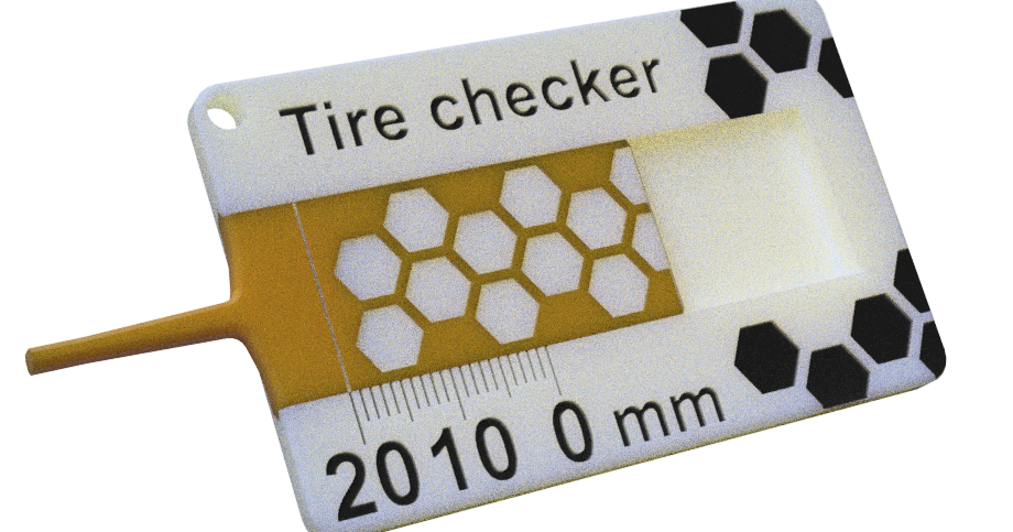 Tire Checker von Djodjoke | Kostenloses STL-Modell herunterladen ...