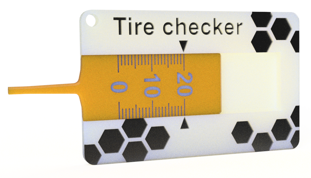Tire Checker by Djodjoke | Download free STL model | Printables.com