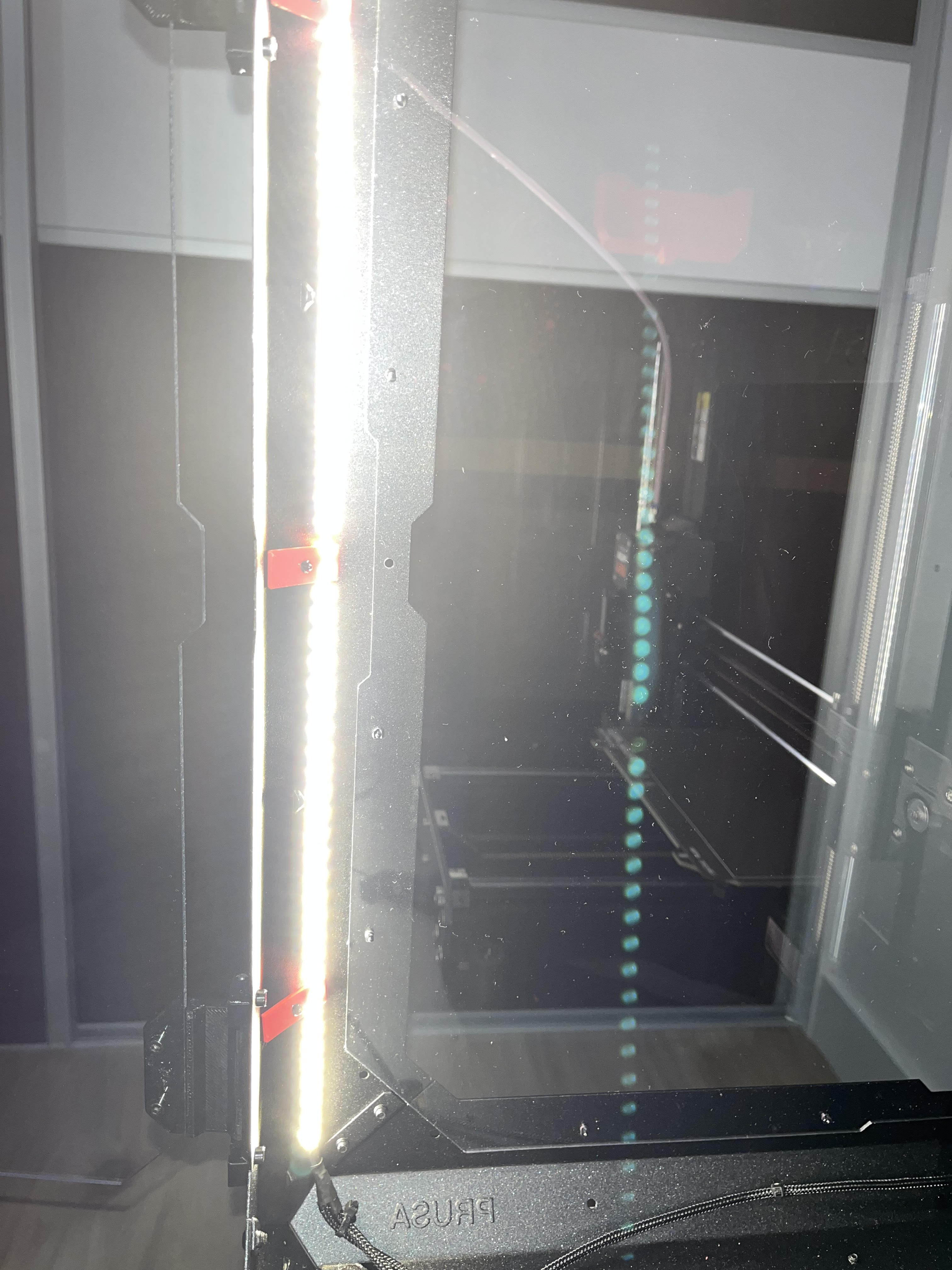 LED Strip Holders in Prusa Enclosure by Milan B | Download free STL ...