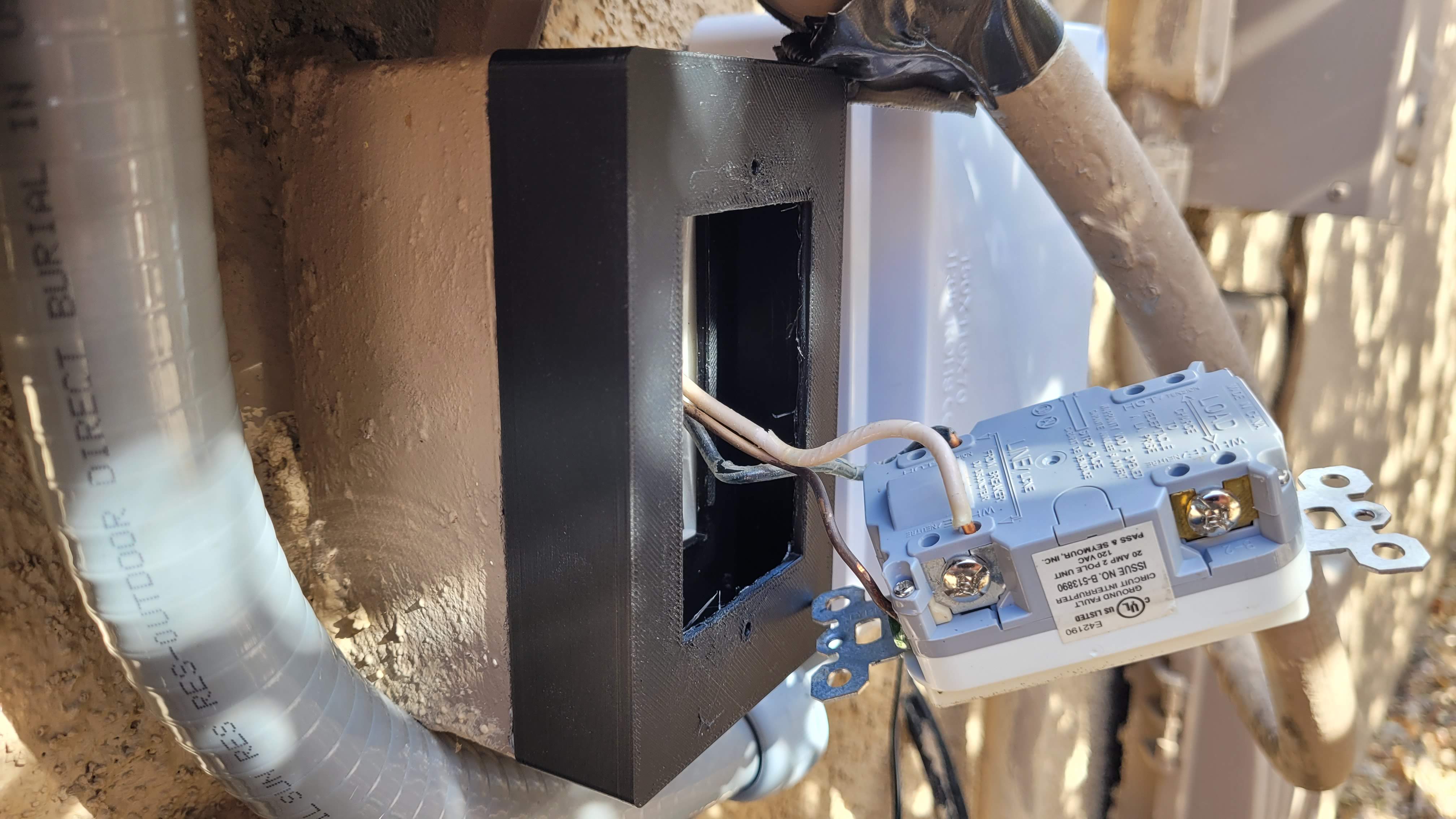Extender for weatherproof GFCI receptacle box by ScottE | Download free ...