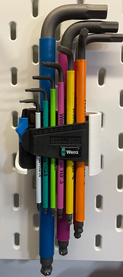Wera Hex-Plus Holder for IKEA SKÅDIS by URSPB | Download free STL model | Printables.com