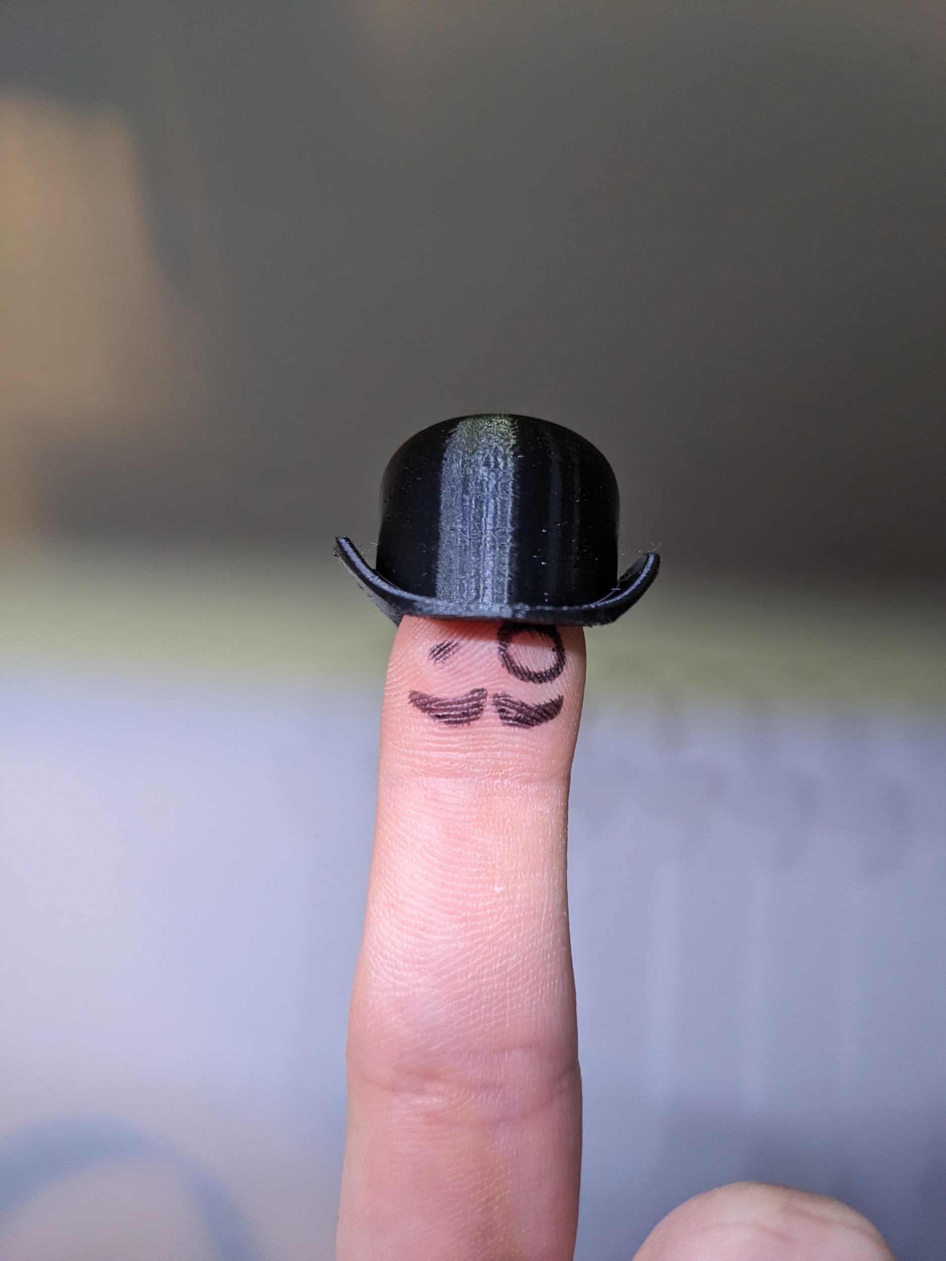 Finger Bowler Hat by Bearded Printer | Download free STL model ...