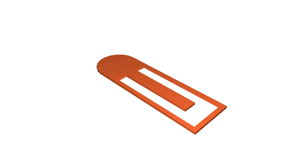Bookmark by Sniper3dprint75 | Download free STL model | Printables.com