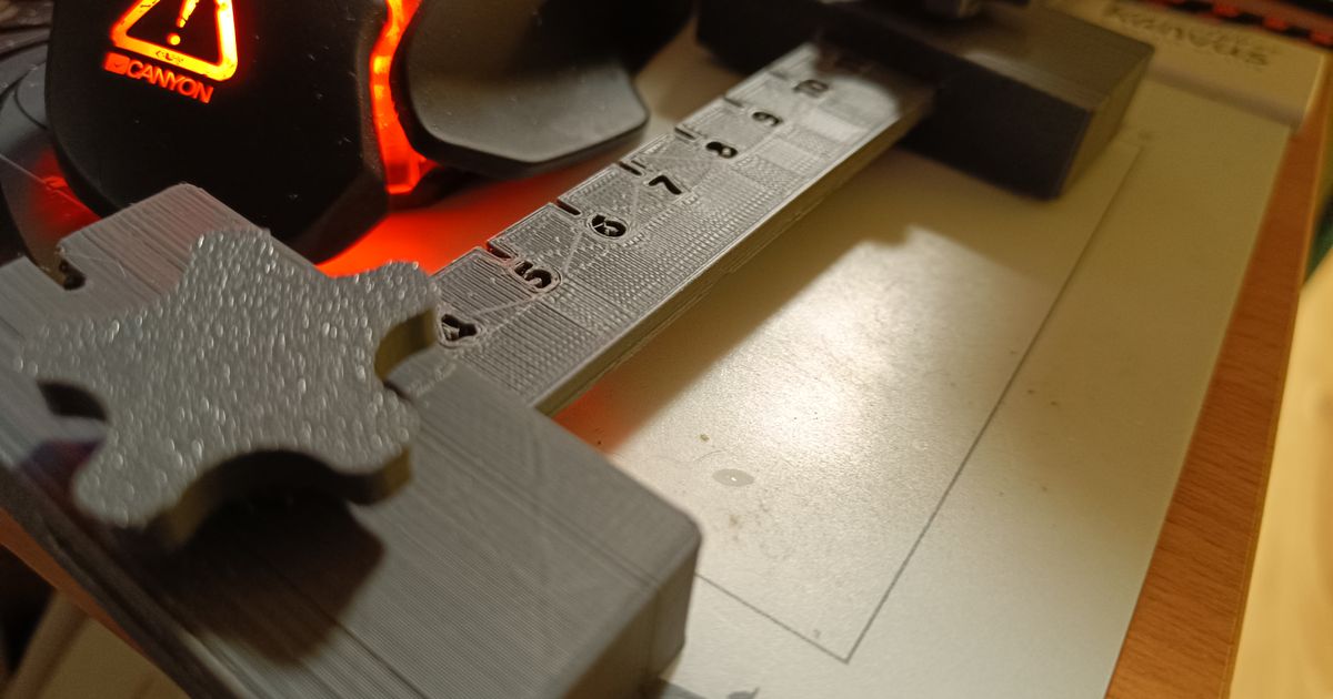 Ruler tool by Stoyko Yakimov | Download free STL model | Printables.com