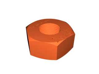 Battlebot's Giant Nut 2023 by 3D Printerers | Download free STL model ...