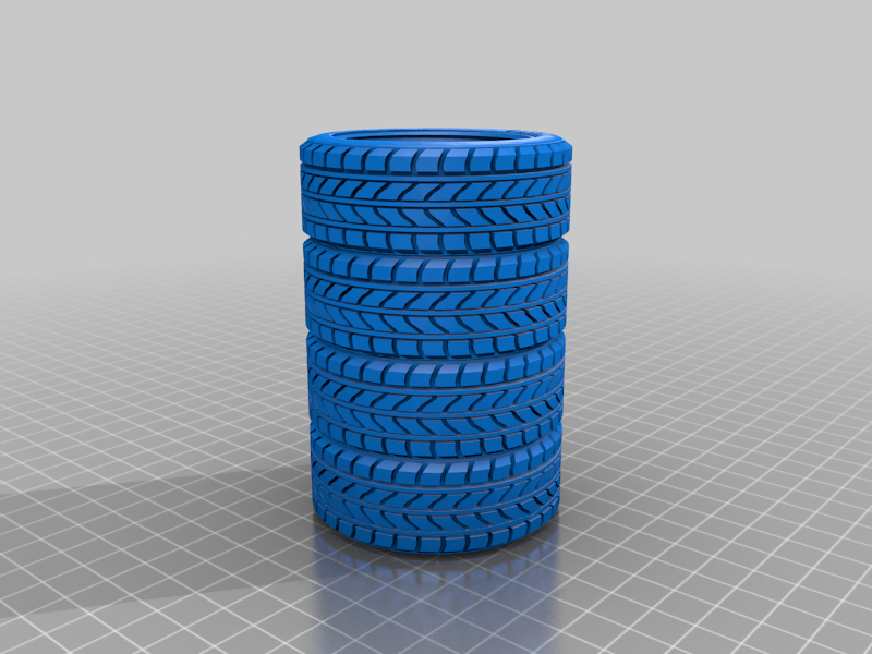 Tyre stacks (Version 2). More than just a pen holder by Diablo ...