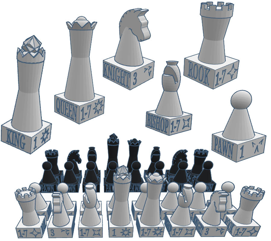 Two Chess teaching sets. Aids new players. by Diablo | Download free ...