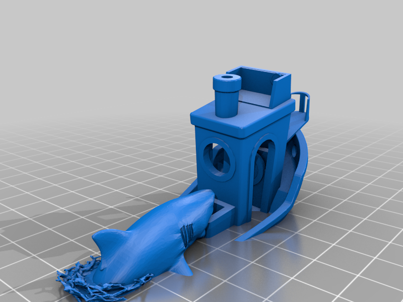 Jaws inspired Orca Benchy von Diablo | Kostenloses STL-Modell herunterladen | Printables.com