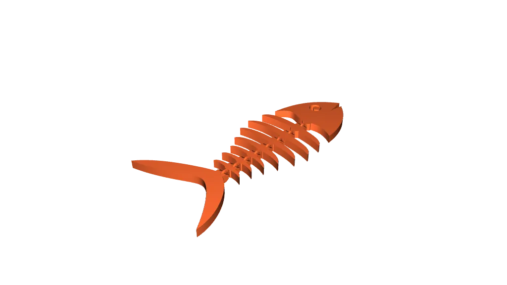 Articulated fishbone by RobSmo | Download free STL model | Printables.com