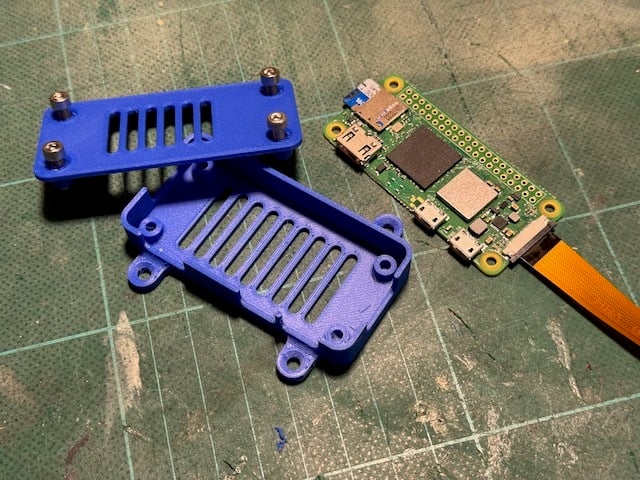 Raspberry Pi Zero 2W case and rotating camera stand by Adamow ...