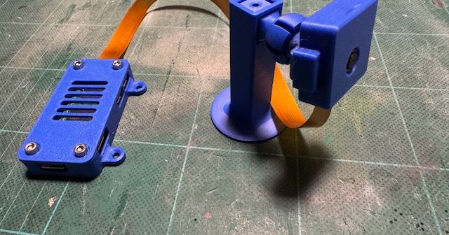 Raspberry Pi Zero 2W case and rotating camera stand by Adamow ...