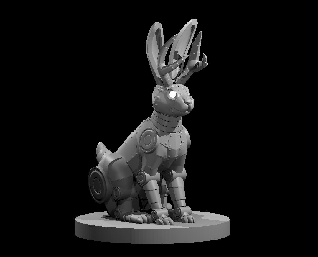 Jackalope Steel Defender by MZ4250 | Download free STL model ...