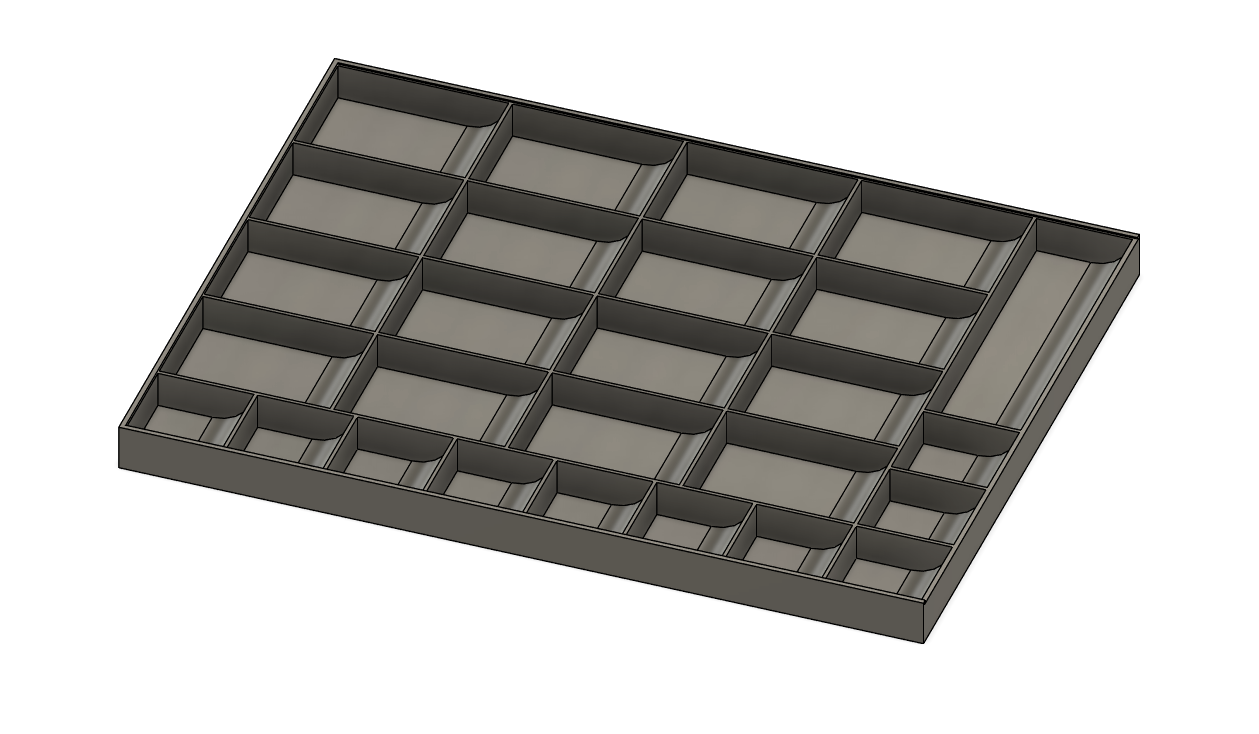 Simple Screw Tray with Slide On Lid by Rawrll3D | Download free STL ...