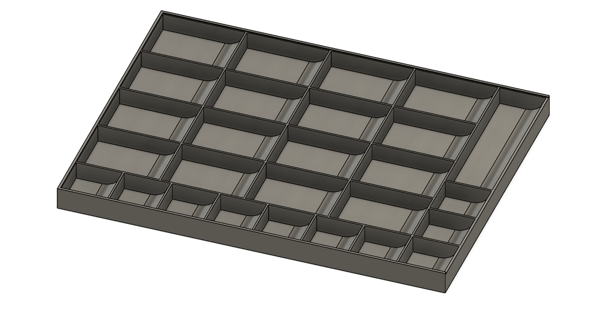 Simple Screw Tray with Slide On Lid by Rawrll3D | Download free STL ...