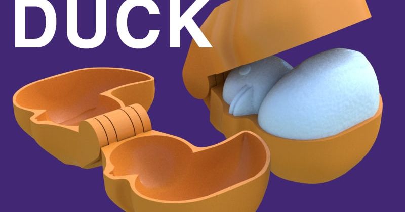 Snow Duck Mold by Toast | Download free STL model | Printables.com