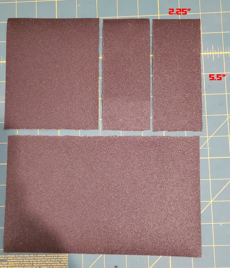 Perfectly Sized Sanding Block - 1/8th and 1/16th Sheet of Sandpaper by ...