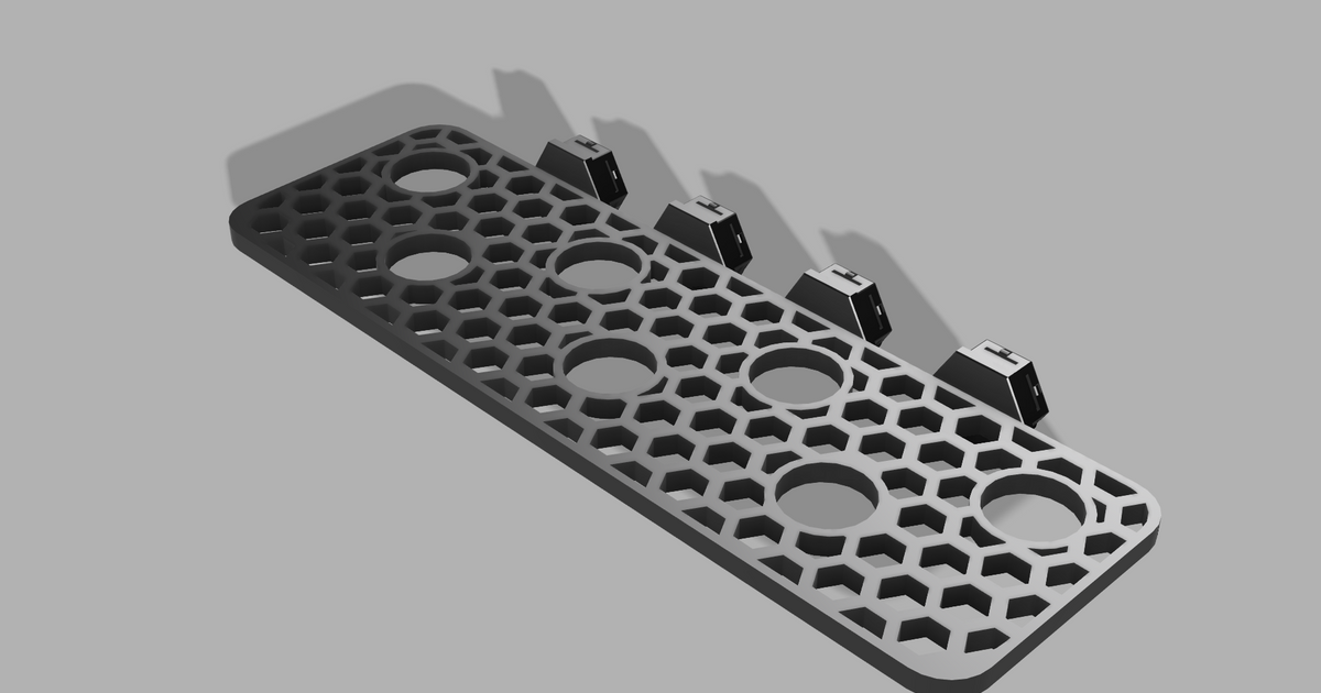 hex wall - Tool holder by Danny33 | Download free STL model ...