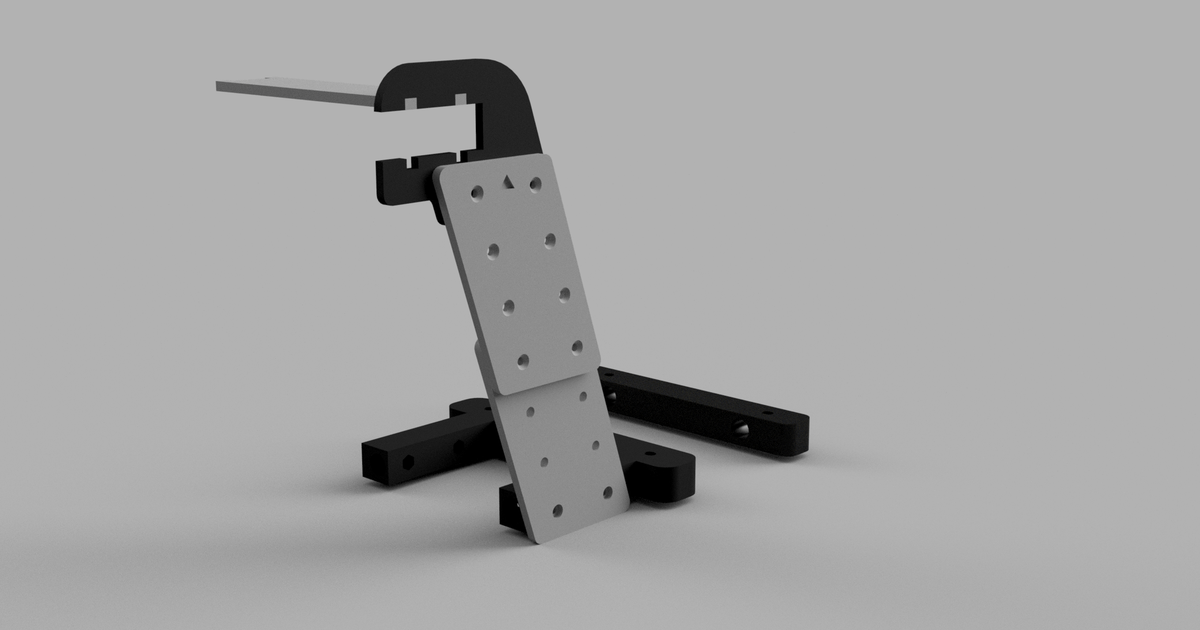 Joystick Desk Mount by Bjorn S | Download free STL model | Printables.com