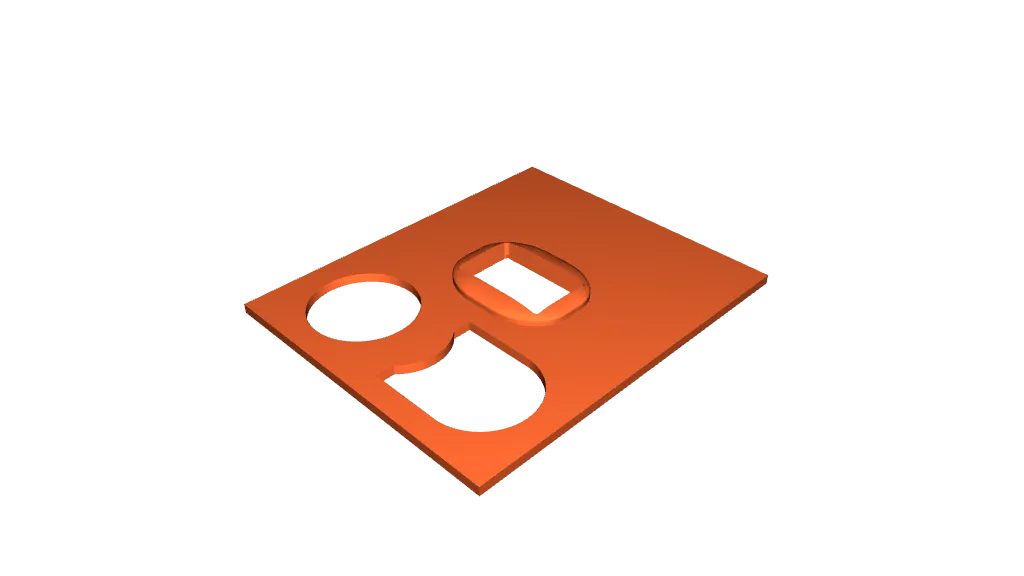 Ford 3 & 4 Button Key Fob by PaPa Dad | Download free STL model ...