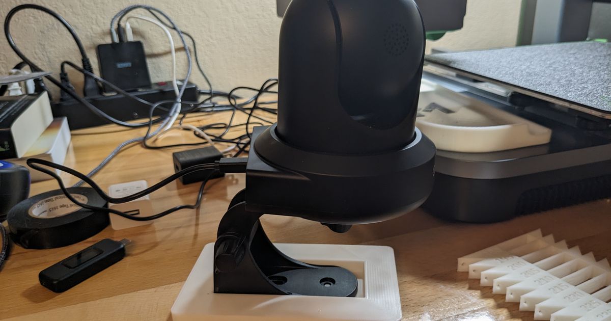 Amcrest PTZ Camera Foot by sharpshout | Download free STL model ...