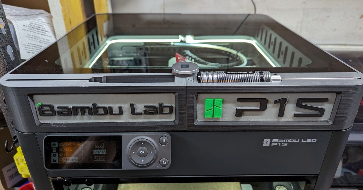 Bambu X1 and P1S LED Riser by FPV Smitty | Download free STL model ...