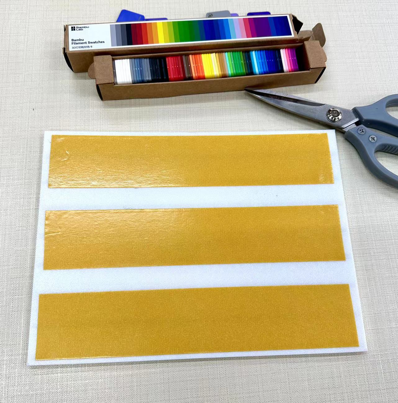 Filament Sample Swatches showcase Bambu Lab by WK | Download free STL ...