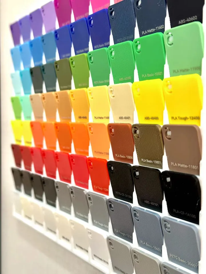 Filament Sample Swatches showcase Bambu Lab by WK | Download free STL ...