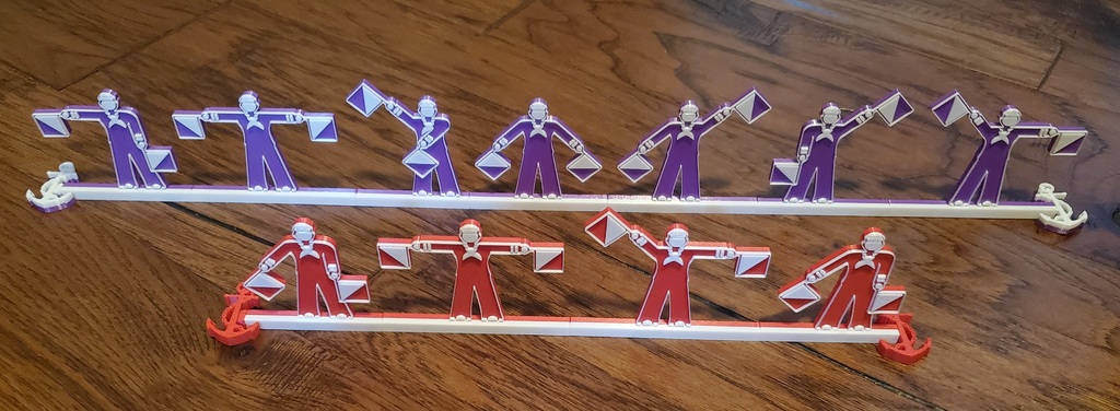 Your Name in Semaphore by Bazilt | Download free STL model | Printables.com