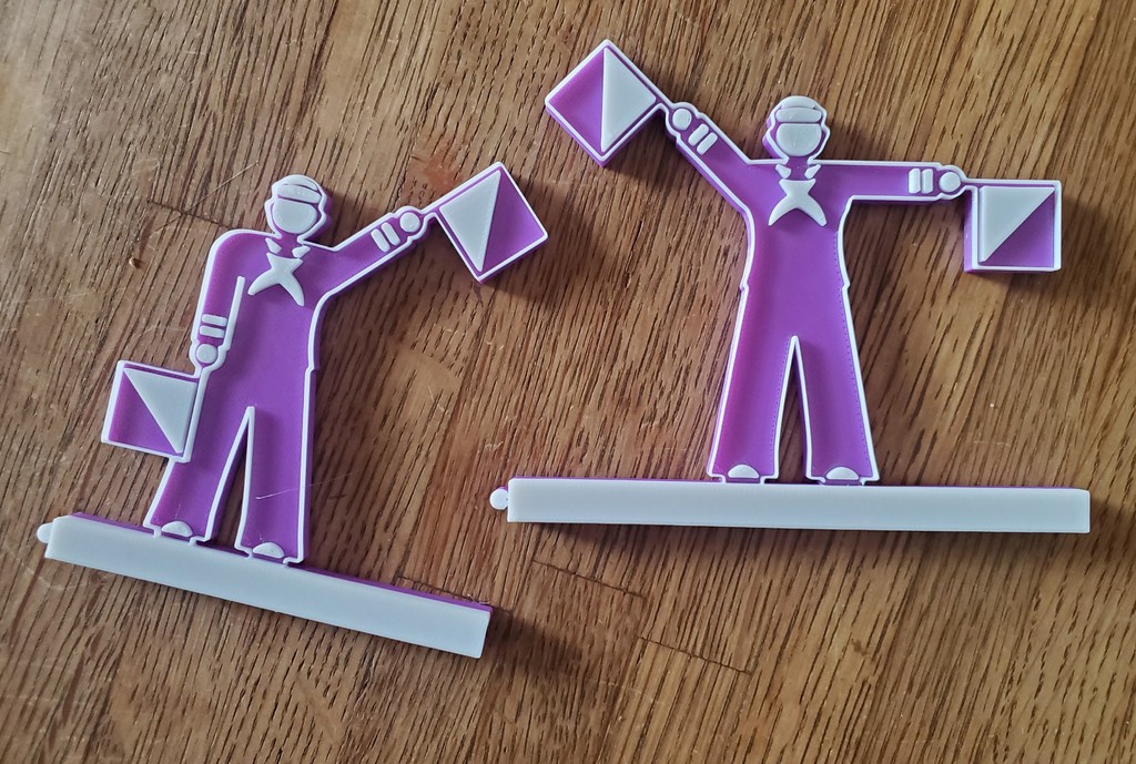 Your Name in Semaphore by Bazilt | Download free STL model | Printables.com