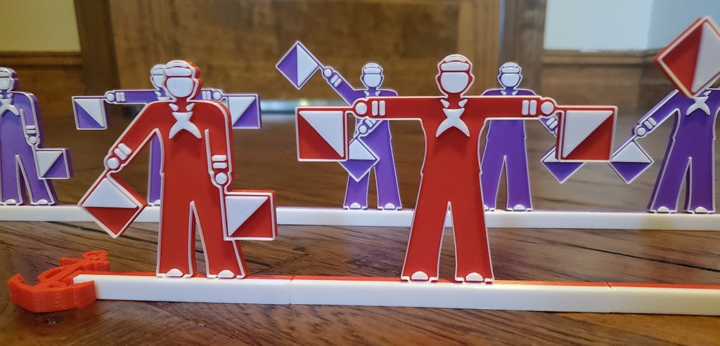 Your Name in Semaphore by Bazilt | Download free STL model | Printables.com