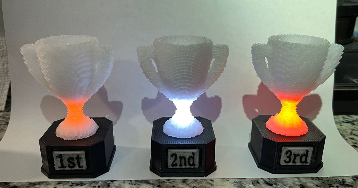 LED Voxel trophy by AWhite480 | Download free STL model | Printables.com