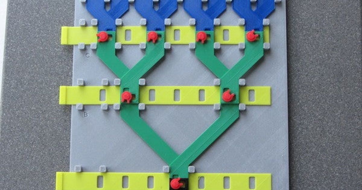 Improved Zuse inspired mechanical decoder by fjkraan | Download free ...