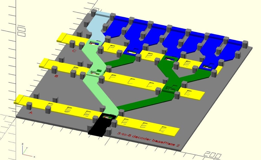 Improved Zuse inspired mechanical decoder by fjkraan | Download free ...