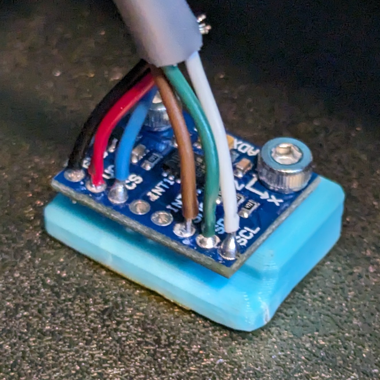 Magnetized ADXL345 Mount by LR514 | Download free STL model ...