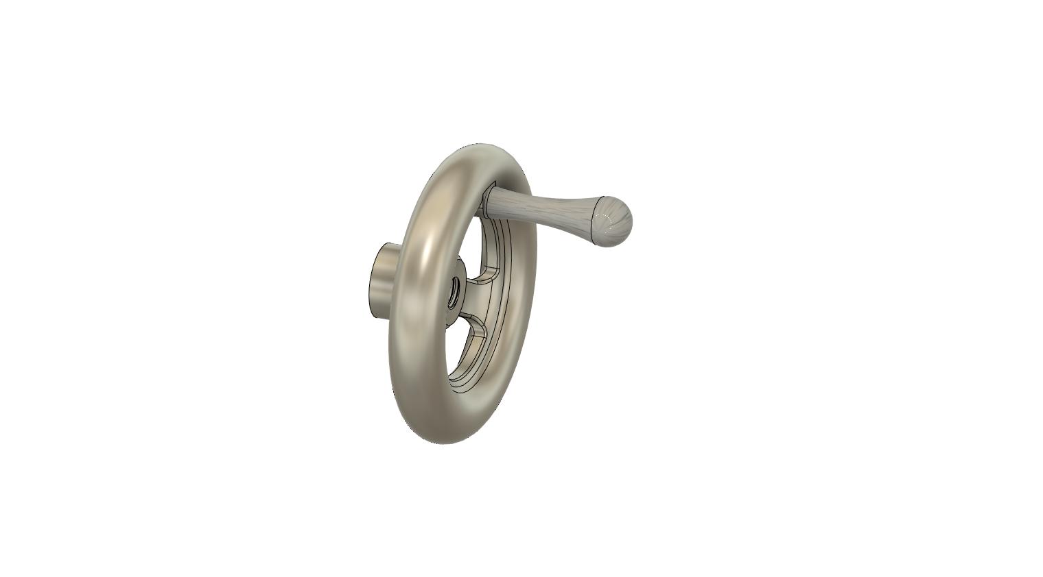 Spoke Hand Wheel by PGold | Download free STL model | Printables.com